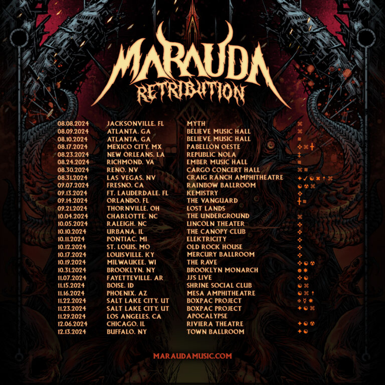 MARAUDA Shows No Mercy With Retribution Tour - Moon Lvnding