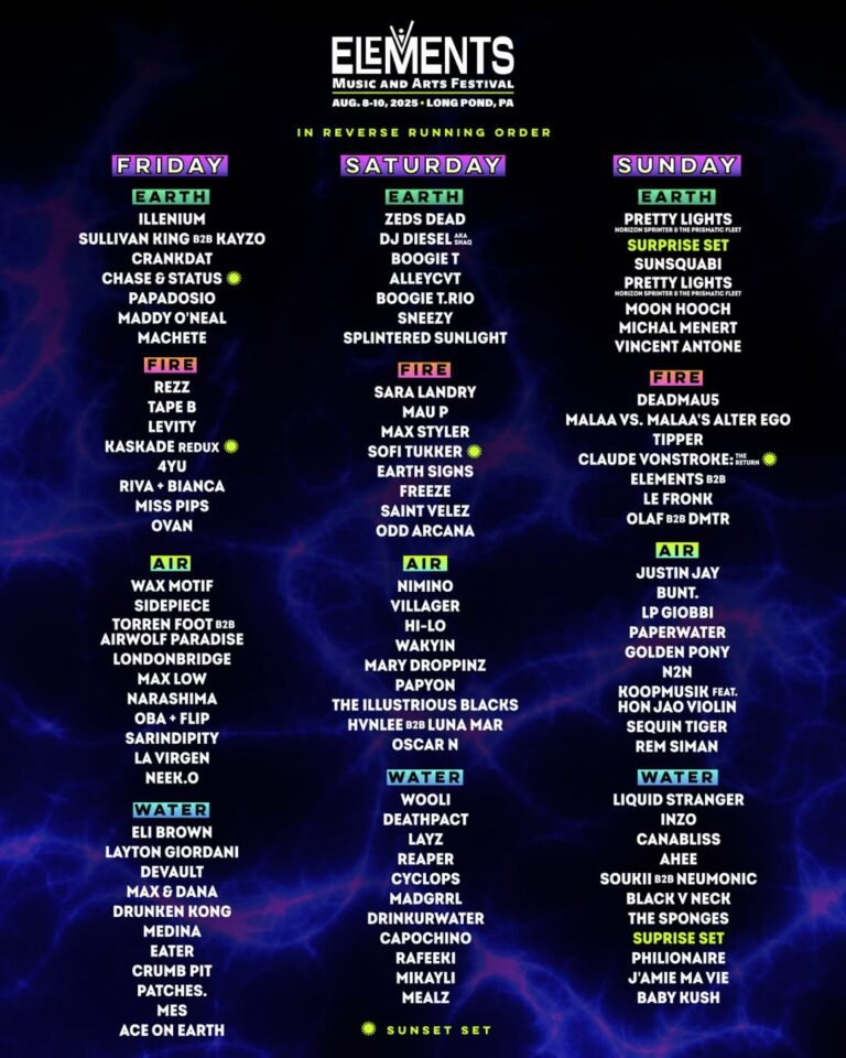 5 Artists To See At Elements 2025 - Moon Lvnding