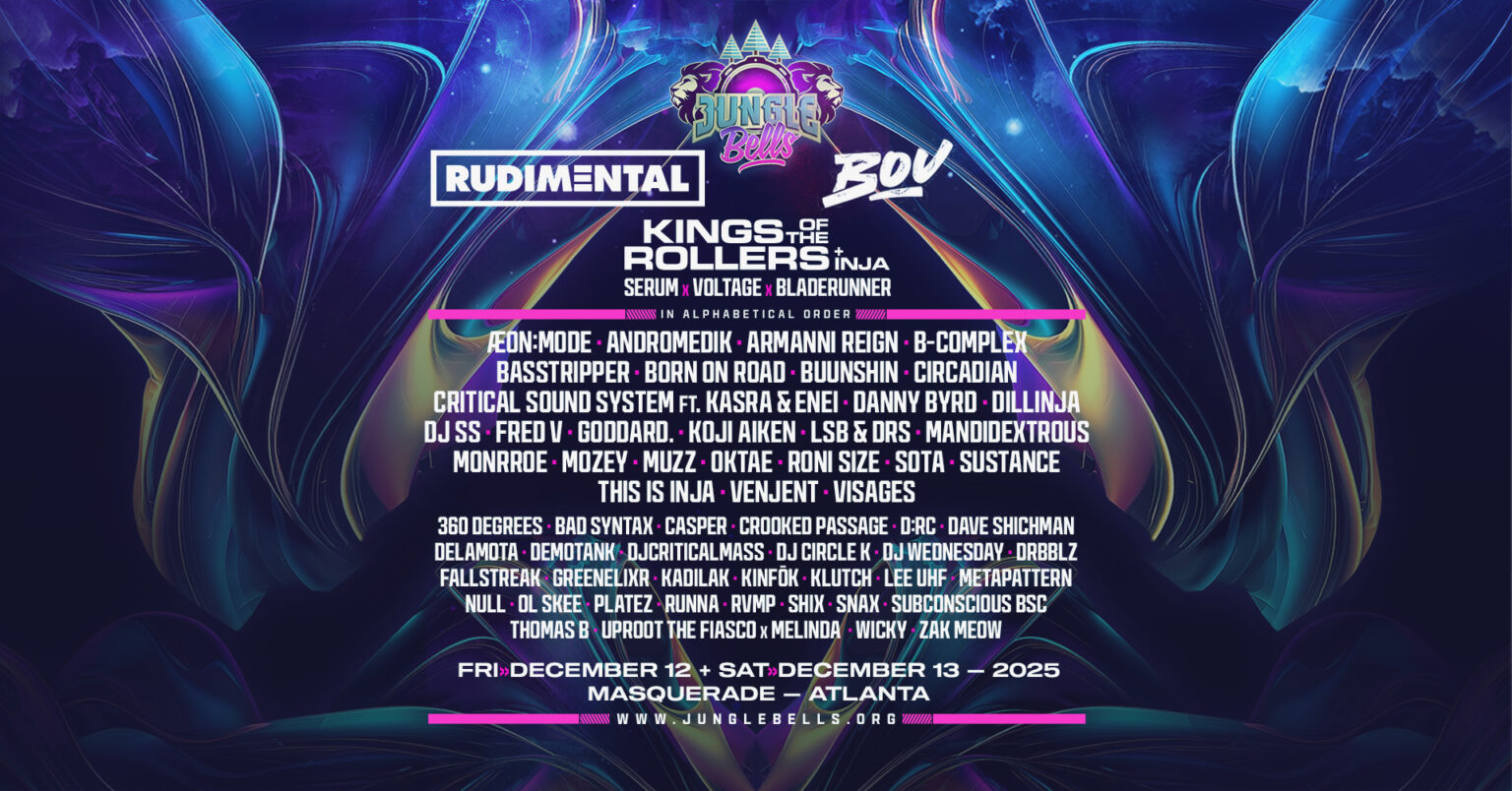 Jungle Bells 2025: Atlanta’s Two-Night DnB Takeover - Moon Lvnding